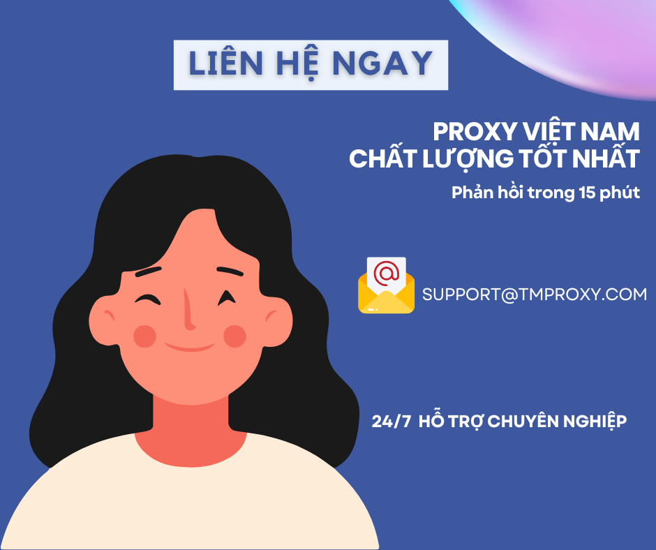 TMProxy - Mua Proxy ip v4, ip v6 Việt Nam giá rẻ, uy tín
